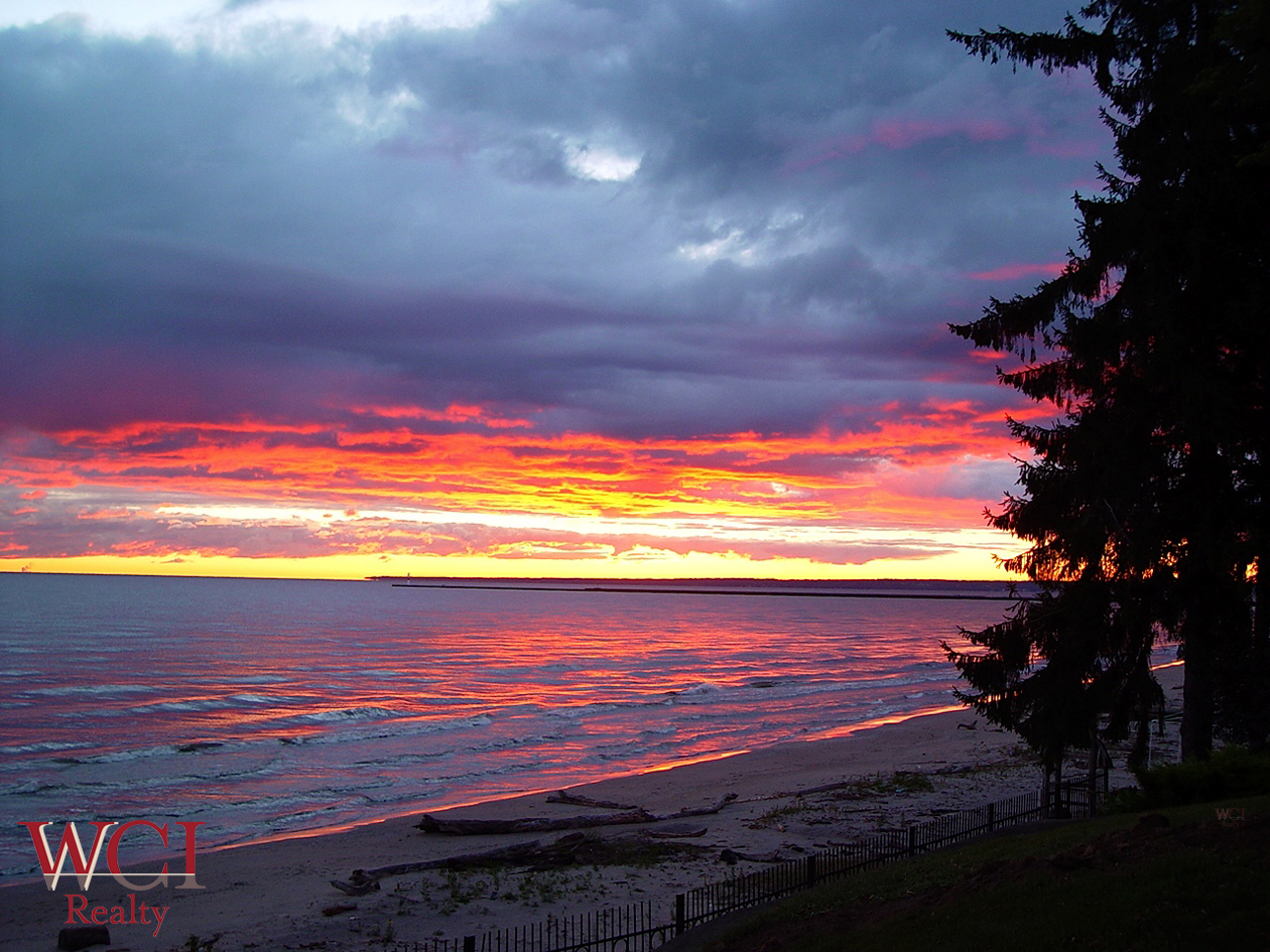 Charlotte Beach Sunrises as viewed from the area of 424 Beach Ave